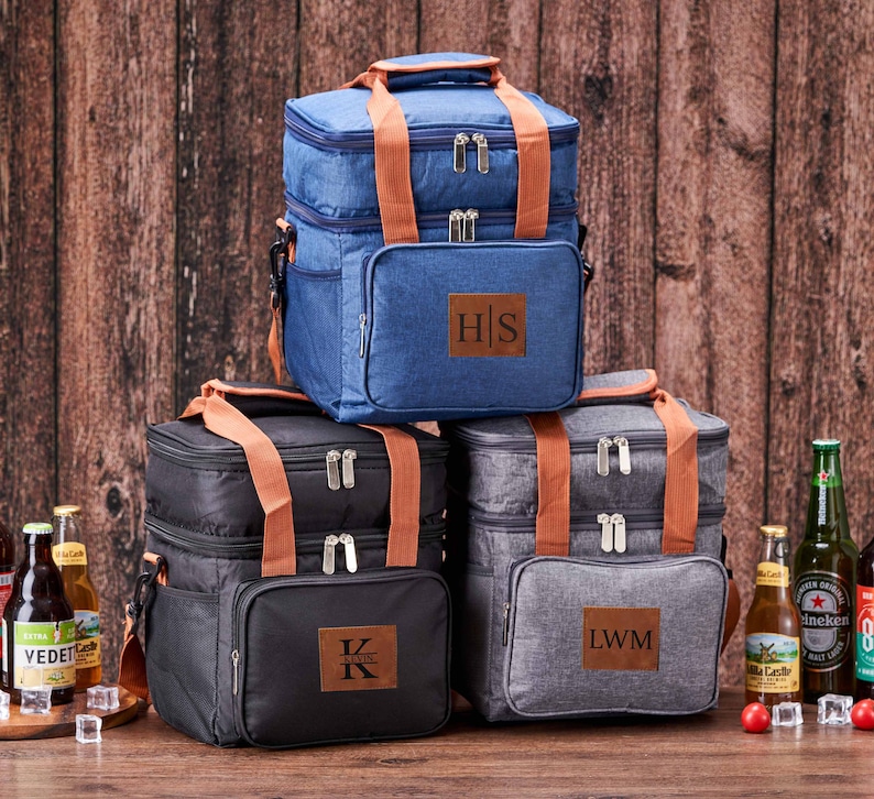 Personalized Beer Cooler Bag Groomsman Cooler Bag Custom Cooler Bag for ...
