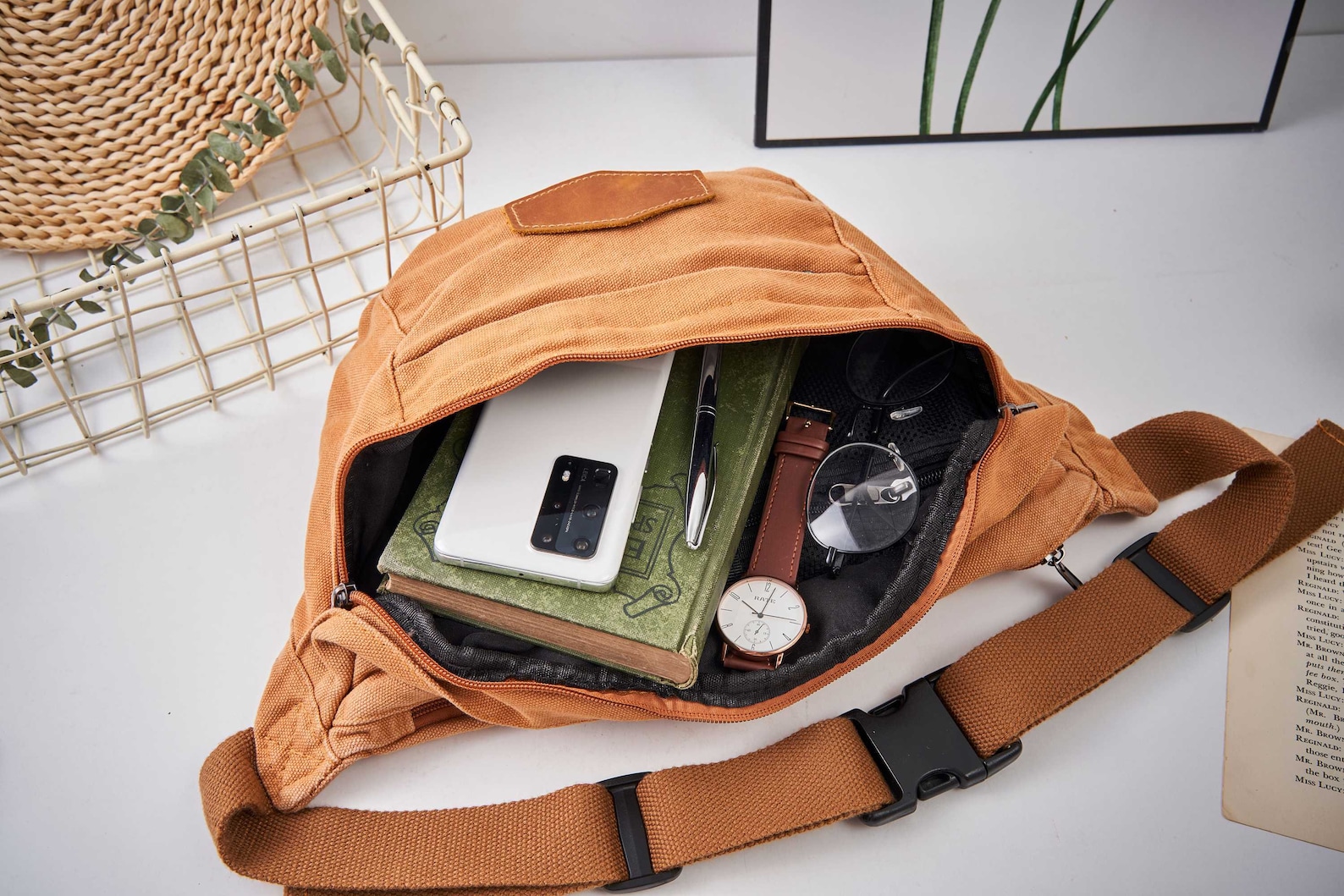 Personalized Crossbody Fanny Bag, Shoulder Bag,canvas Fanny Pack,sports ...