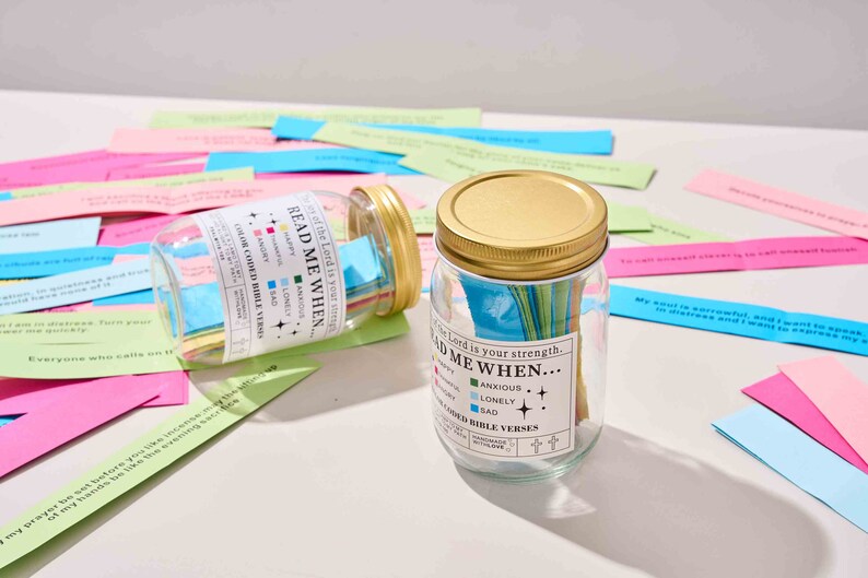 Mom Read Me When Jar, Bible Verse, Birthday, Christian Gift for Her ...