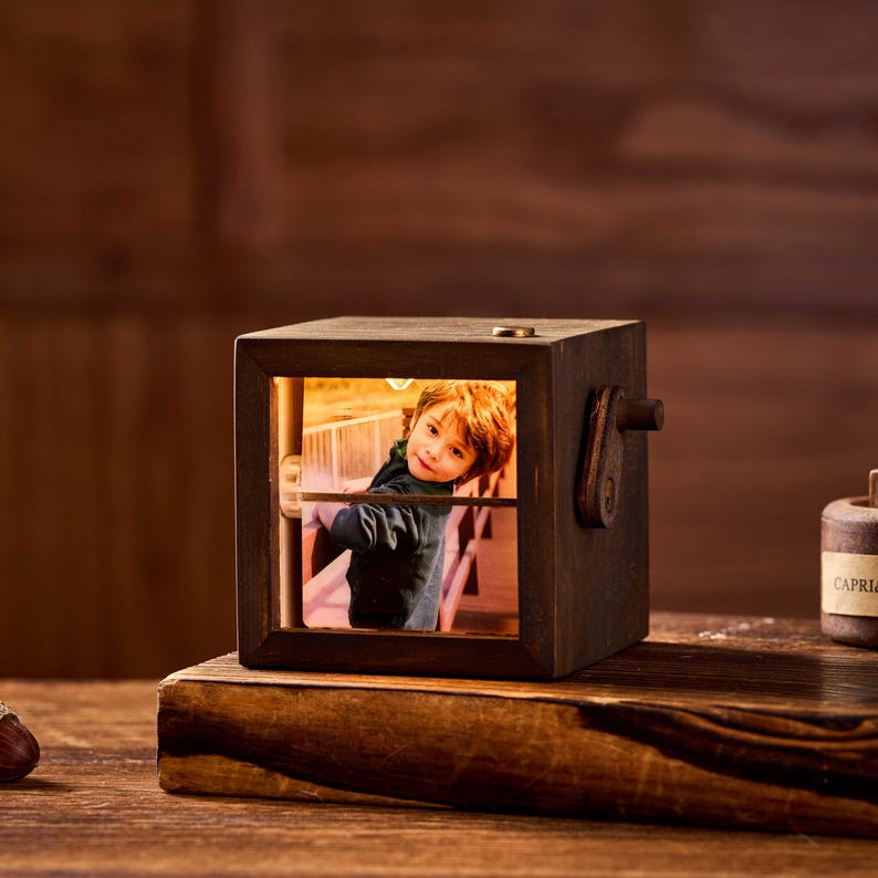 Custom Photo Flip Book Animation Box, Custom Couple Flip Book Frame ...