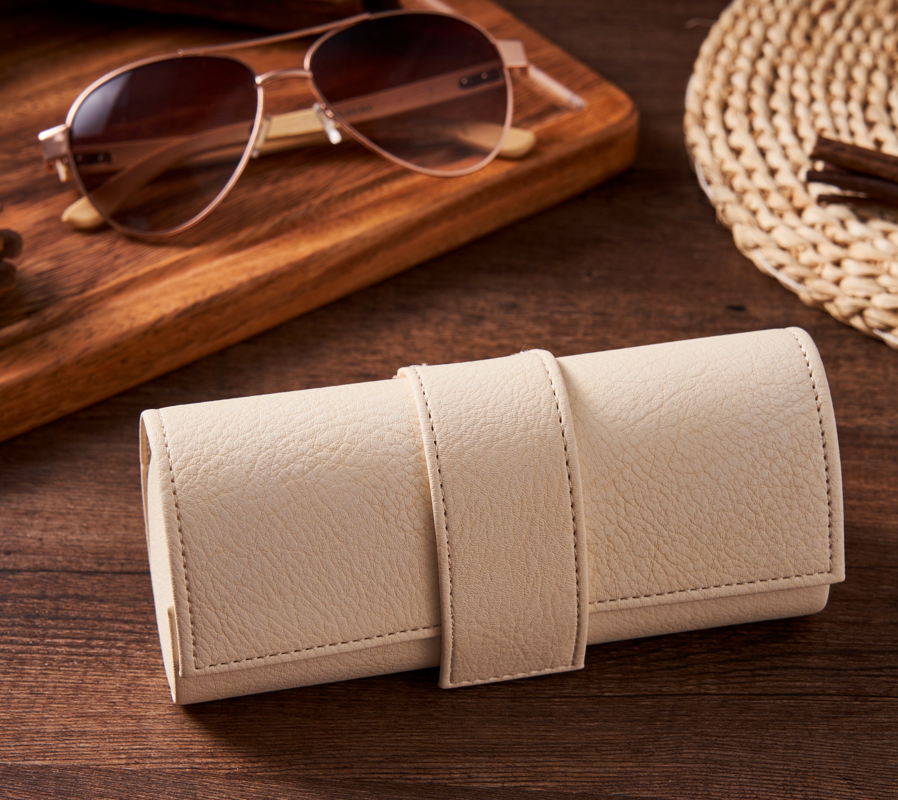 Personalized Sunglasses Leather Box, Engraved Unisex Sunglasses Box ...