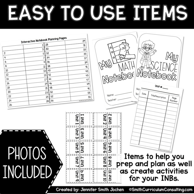 Interactive Notebook Starter Pack for All Subjects - Foldables - Cover ...