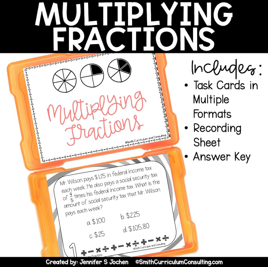 Multiplying Fractions Task Cards TEKS 5.3i Math Intervention Test Prep ...