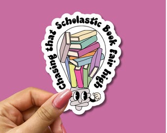 Scholastic Book Fair Sticker - Etsy