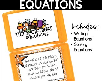 One Step Equations Worksheets - Etsy