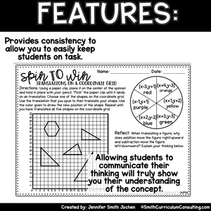 8th Grade Spin to Win - Full Year Math Centers for Math Workshop - Math ...