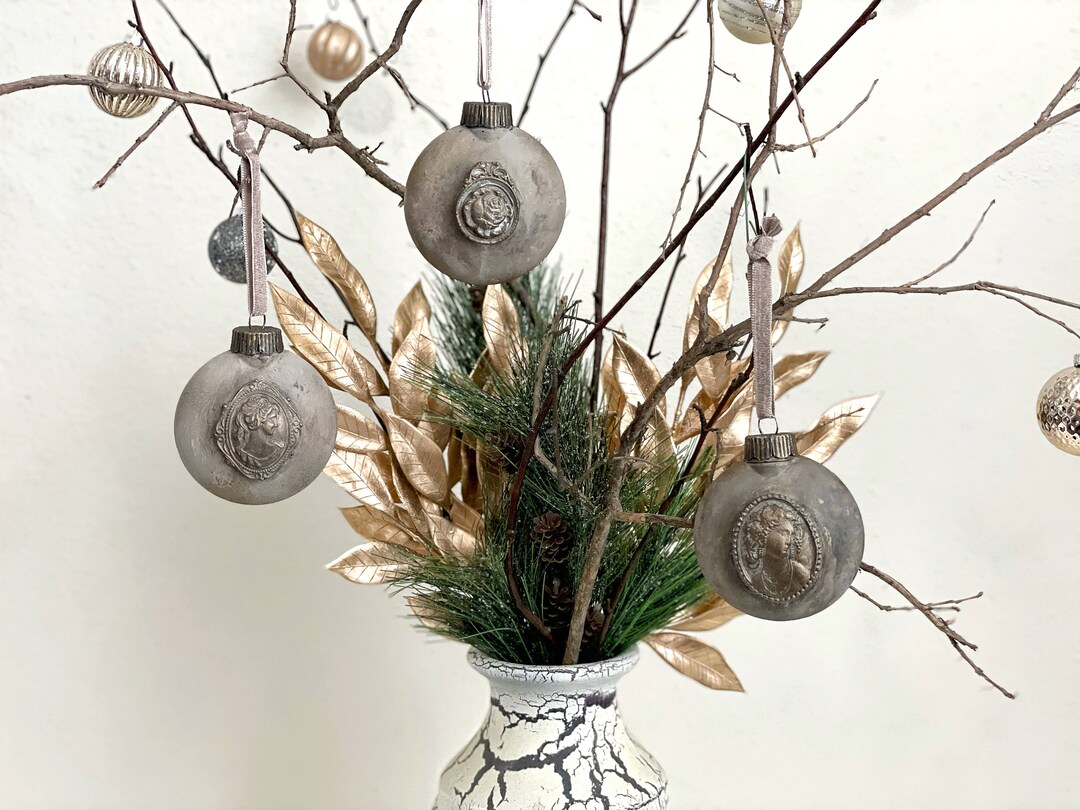 Taupe Rusty Ornaments - Etsy