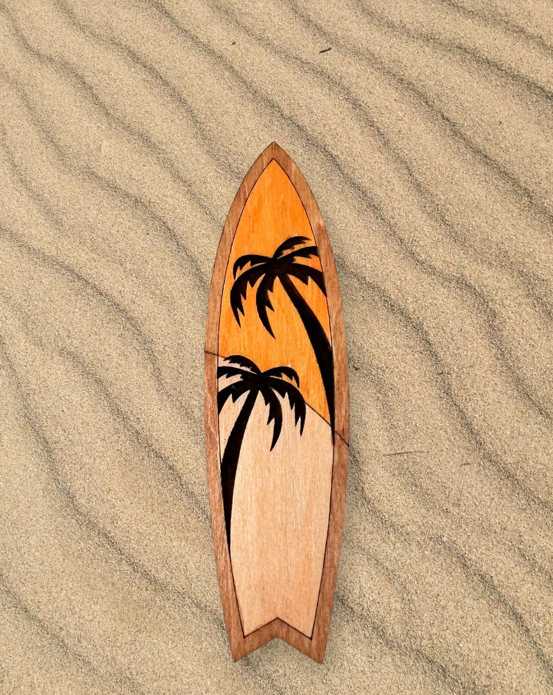 Wooden Surfboard Magnets Hybrid Fish Tail Surfboard Wall Art - Etsy