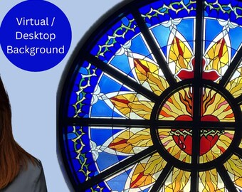 Christian Zoom Background Holy Spirit Virtual Backdrop | Church ...