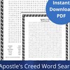Prayer Hail Mary Word Search Hail Mary Instant Download Printable ...