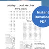 The Lord's Prayer| Our Father Word Search Instant Download Printable ...
