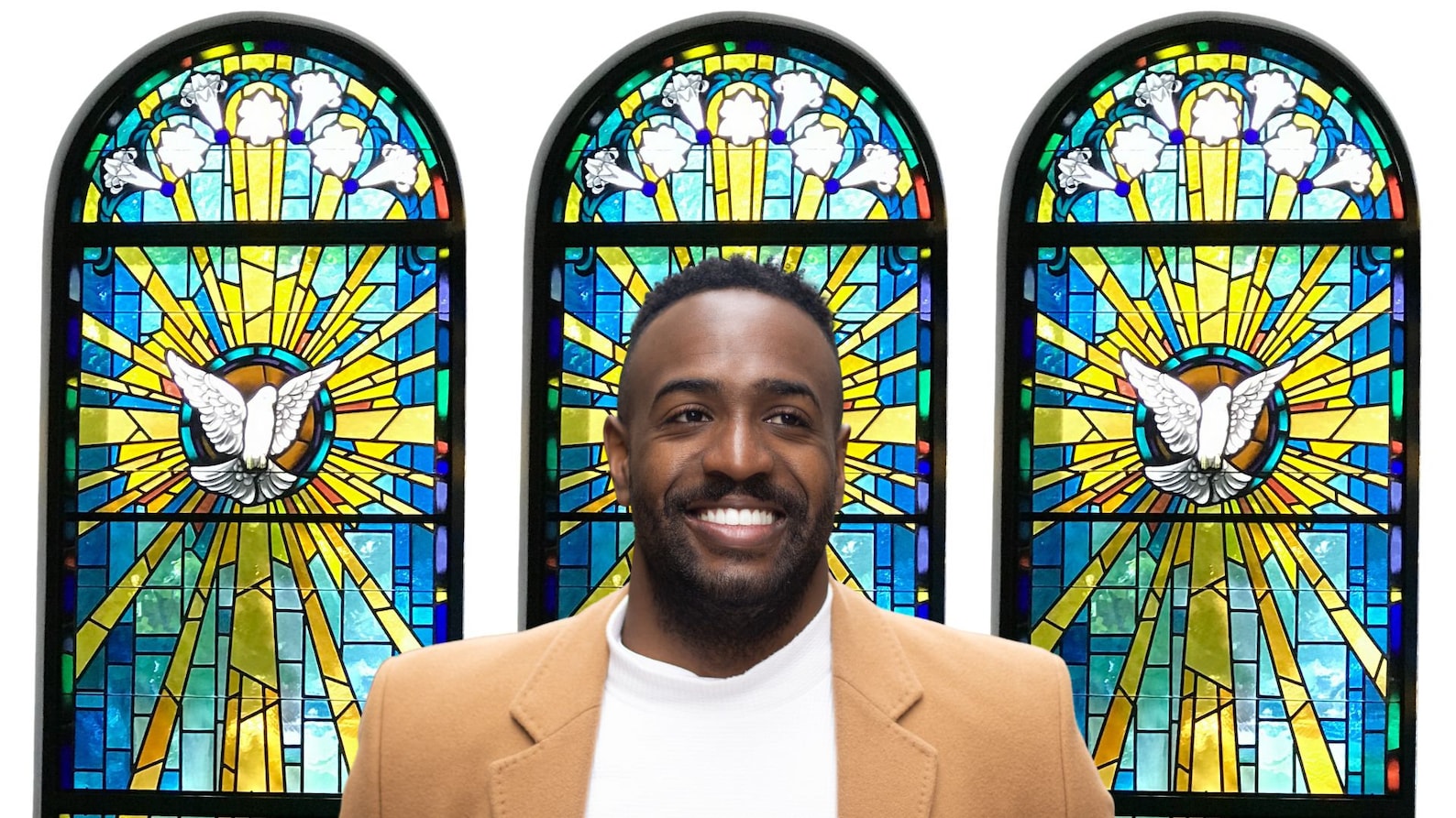 Christian Zoom Background Holy Spirit Virtual Backdrop | Church ...