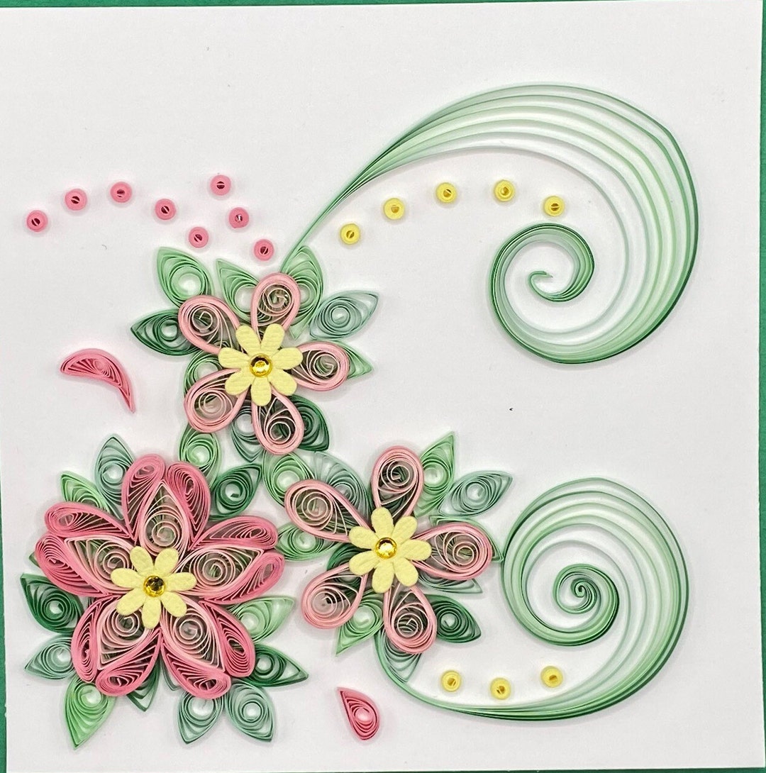 Spring Flowers Quilled Wall Art - Etsy
