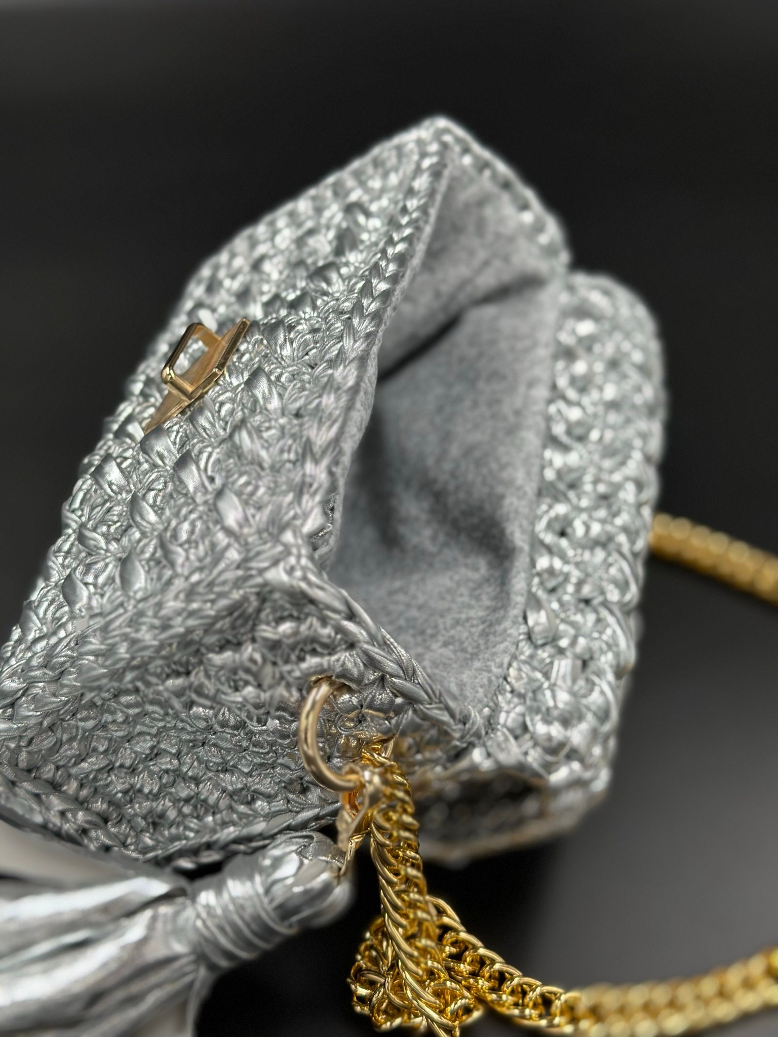 Handbag for Woman ,handmade Metallic Bag,gold Metallic Bag,luxury ...