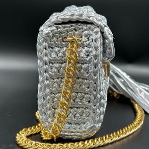 Handbag for Woman ,handmade Metallic Bag,gold Metallic Bag,luxury ...