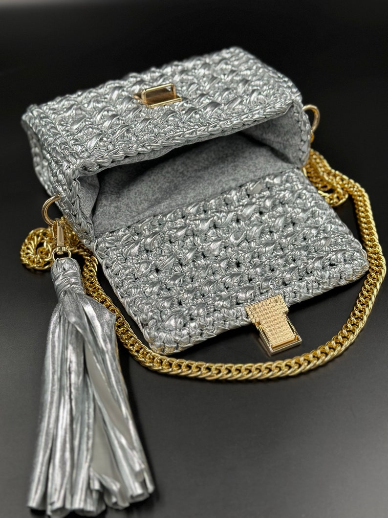 Handbag for Woman ,handmade Metallic Bag,gold Metallic Bag,luxury ...