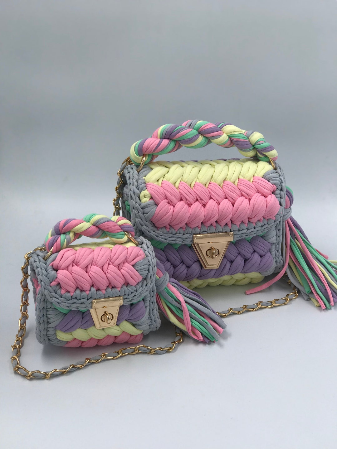 Mother-daughter Multi Color Bag, Colorful Bag, Designer Bag, Luxury Bag ...