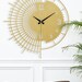 Modern Wall Clock With Roman Numbers Silent Unique Wood Minimalist Wall ...