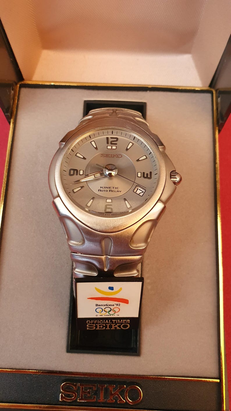 Rare Seiko Kinetic Auto Relay Watch With Original Box - Etsy