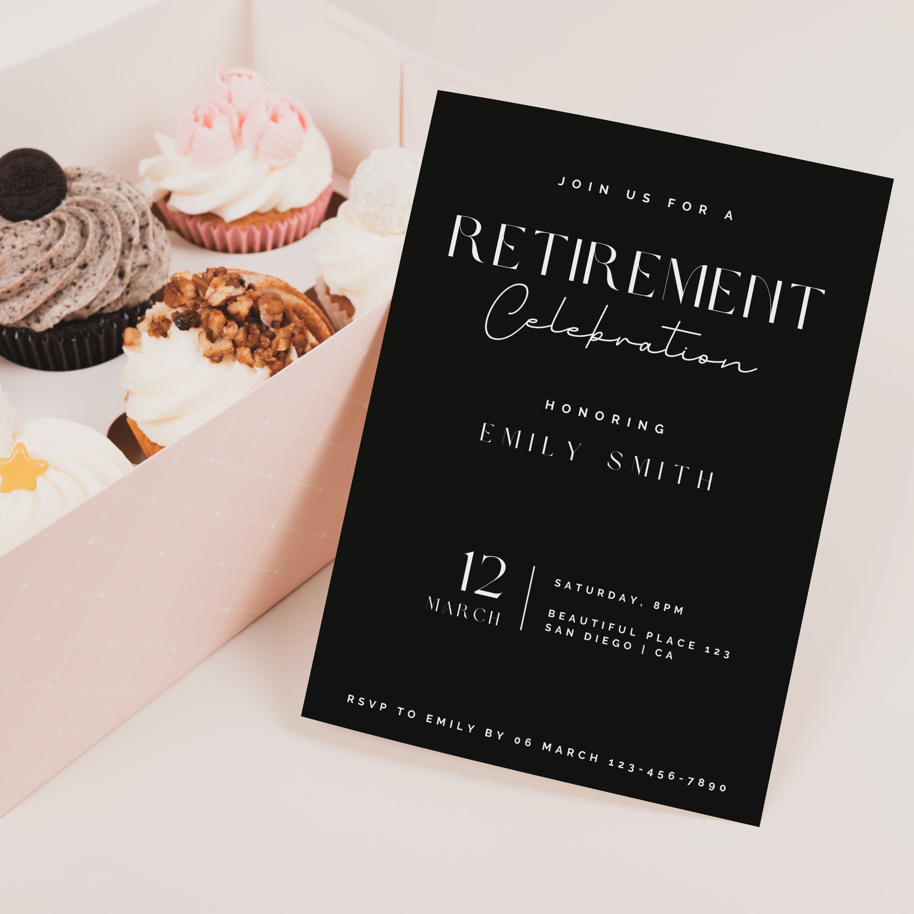Retirement Invitation, Retirement Party Invitation Template, Printable ...