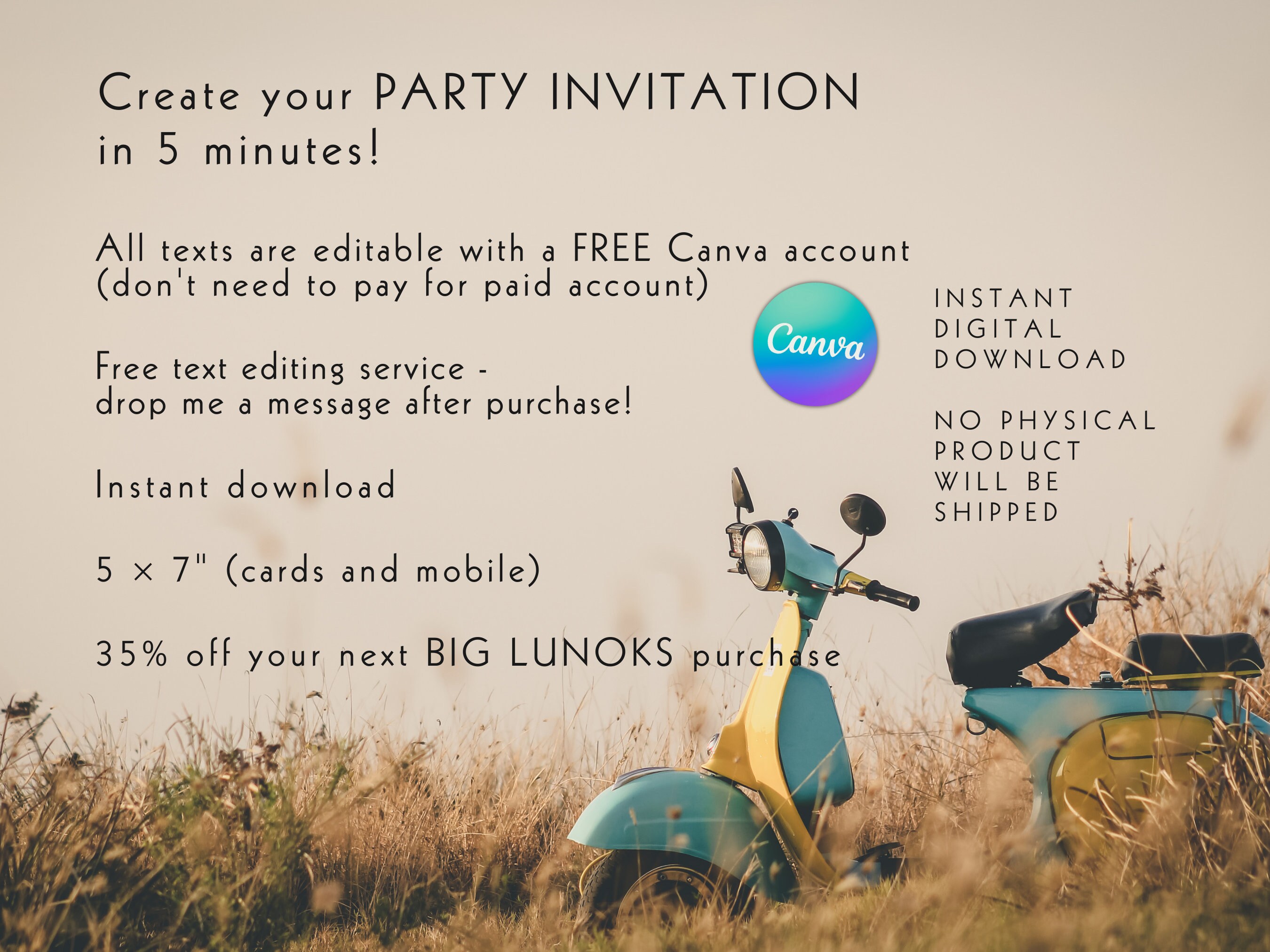 Retro Birthday Invitation Vintage Party Invitation 70s Style - Etsy