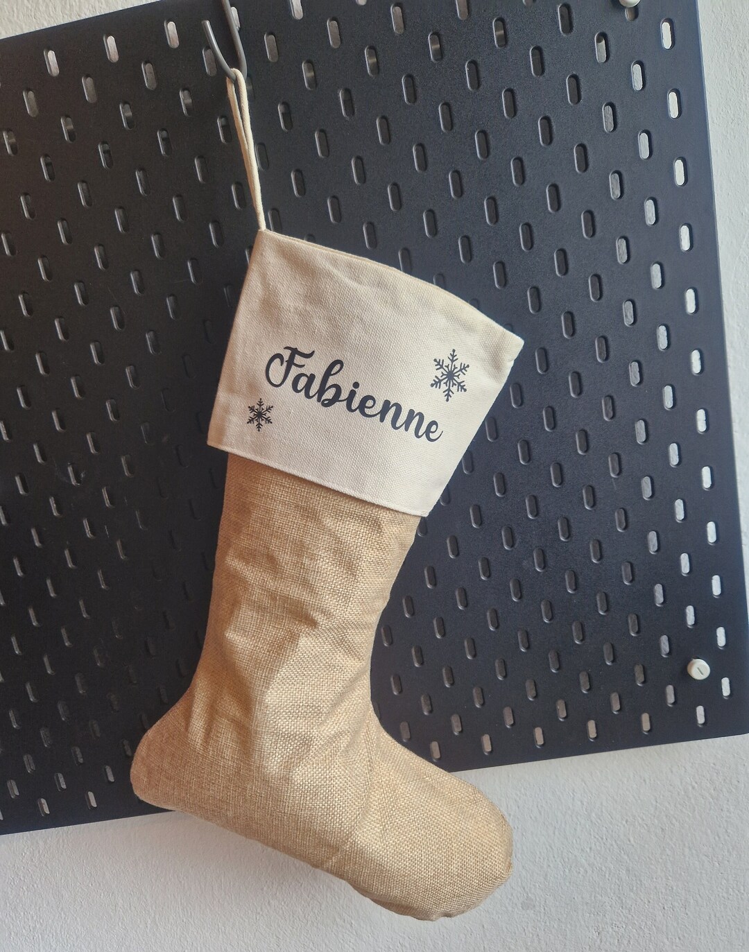 Santa Boots Personalized Santa Stocking With Name Nicholas - Etsy