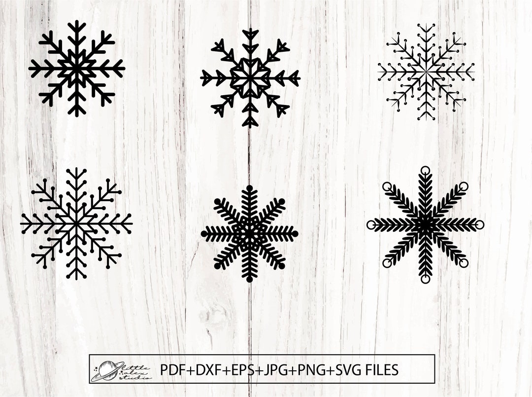 Snowflakes SVG Bundle/flake Winter SVG / Christmas Svg / Winter Svg ...