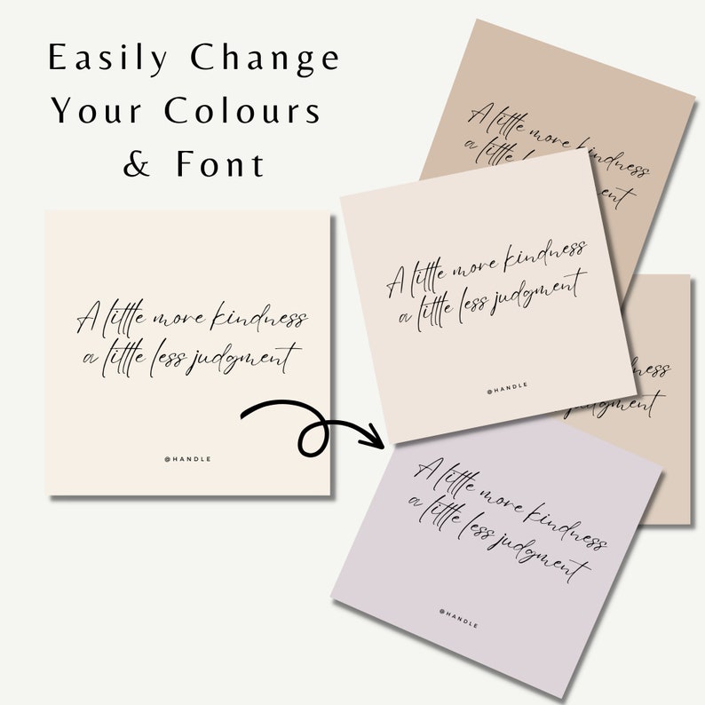 Social Media Templates for CANVA Inspirational Quotes Canva Instagram ...