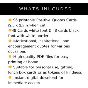 Inspirational Printable Note Cards: Motivational Quotes for ...