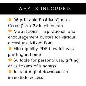 Printable Inspirational Quote Cards – Motivational Desk Decor, Kindness ...