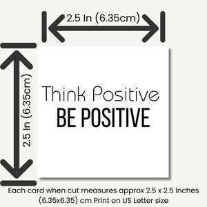 Printable Inspirational Quote Cards – Motivational Desk Decor, Kindness ...