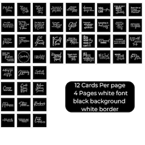 Inspirational Printable Note Cards: Motivational Quotes for ...