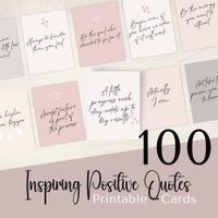 Motivational Cards - Etsy