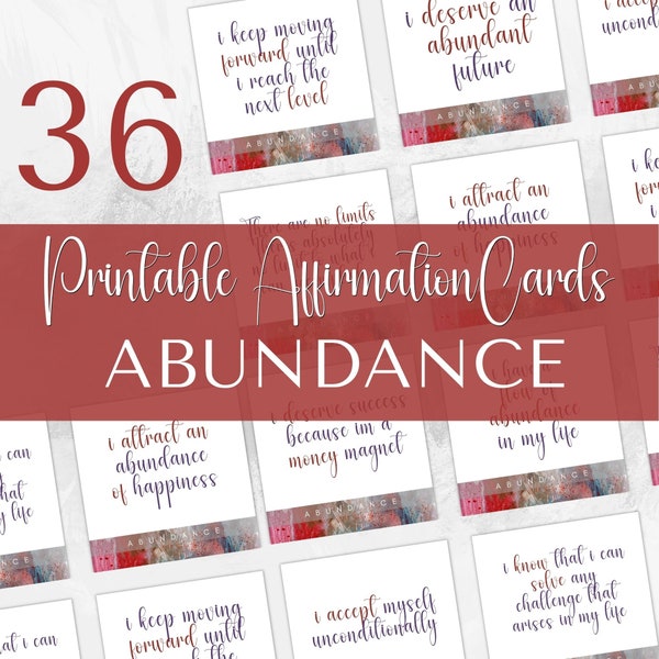 Printable Abundance - Etsy