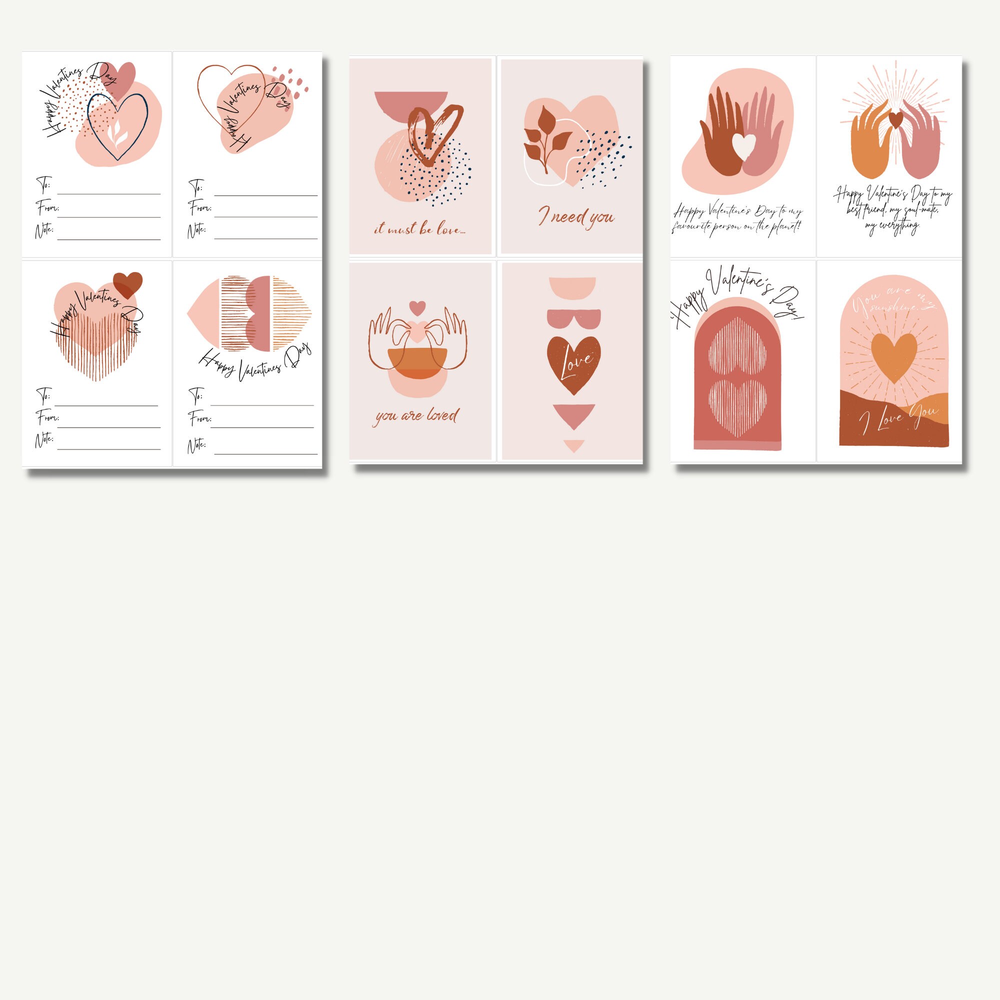 Printable Valentines Day Cards Secret Admirer Cards Friends Valentine ...