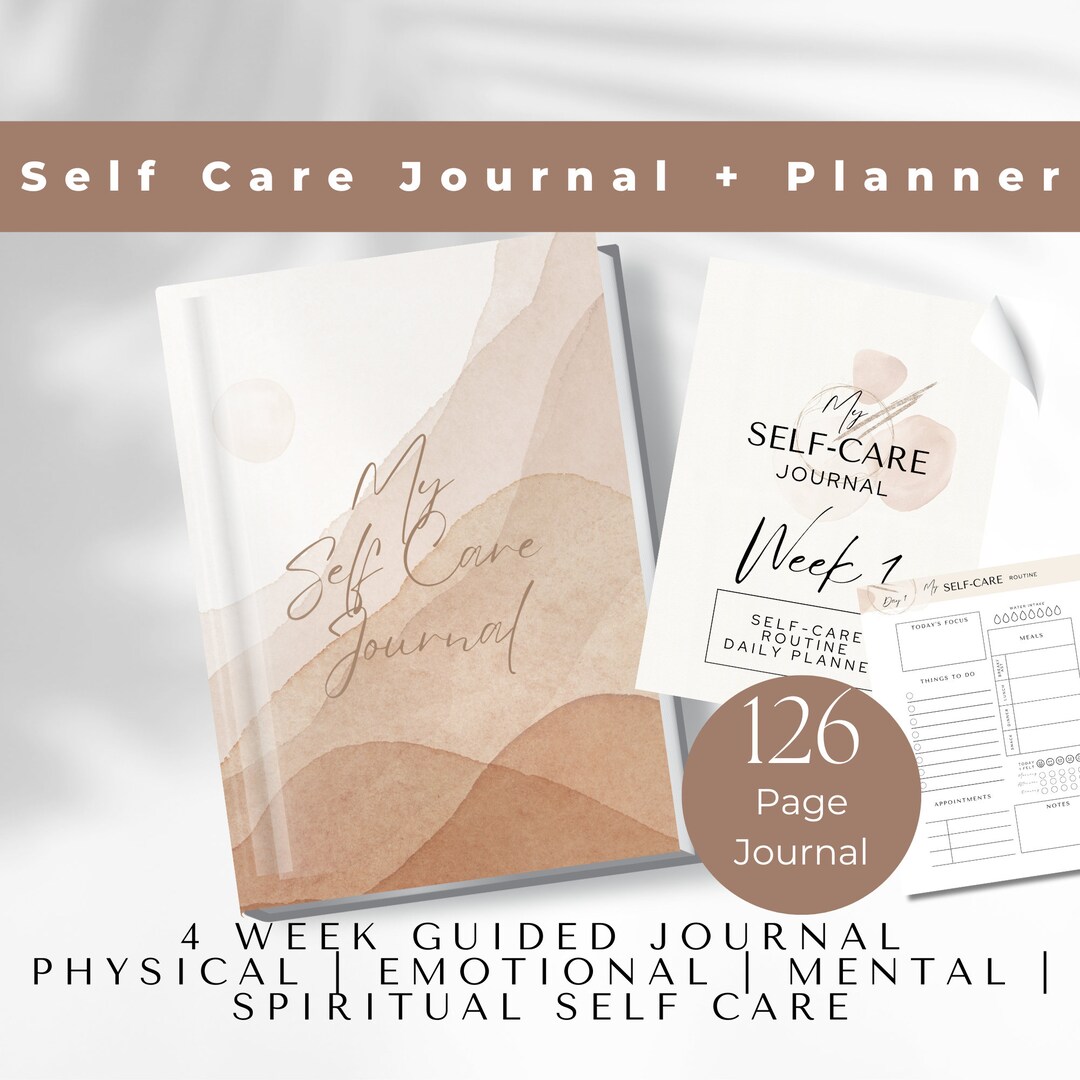 SELF CARE Journal Printable Self Care Affirmations Self Help Reflection ...