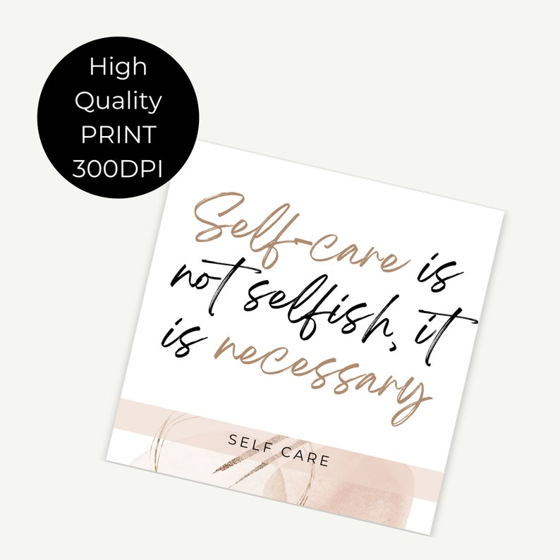 Self Care Affirmation Cards Printable Cards Daily Self Care ...