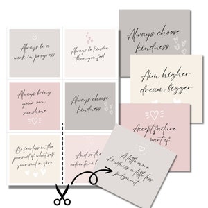 Positive Quotes Printable Cards Motivational Quotes Cards Inspirational ...