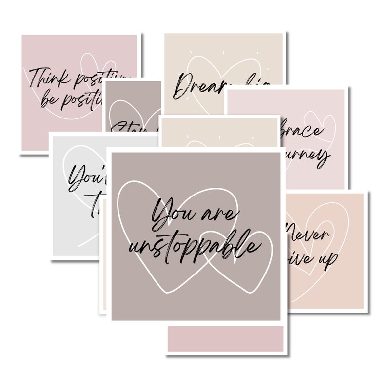 Kindness & Motivation Cards Pack: Inspiring Lunch Notes, Printable ...