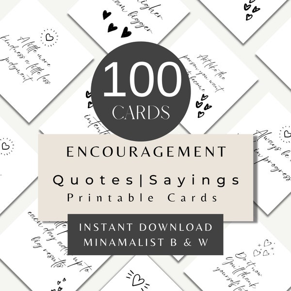 Inspirational Card Printable - Etsy