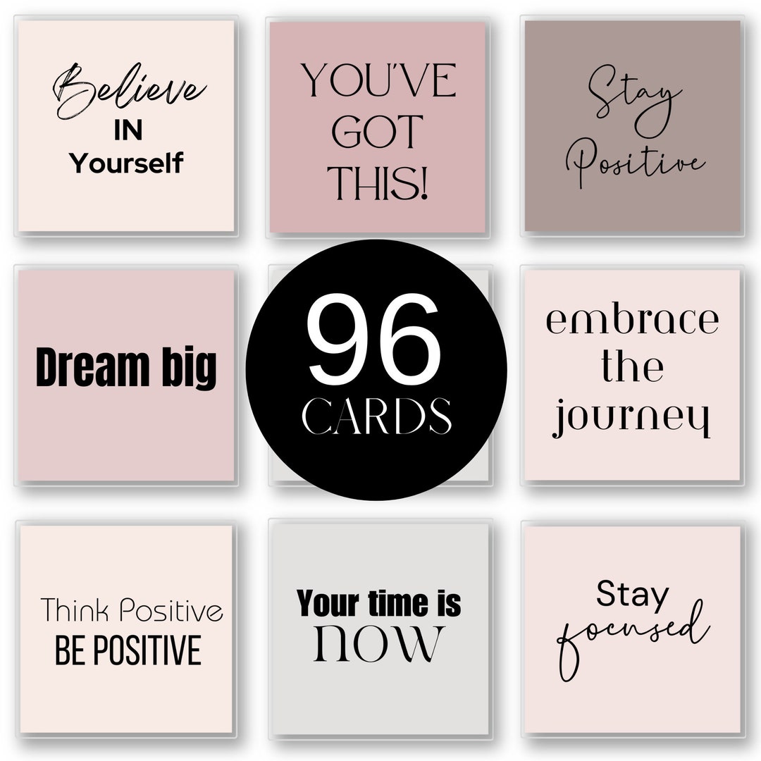 Printable Inspirational Quote Cards: Uplifting Messages for Lunchboxes ...