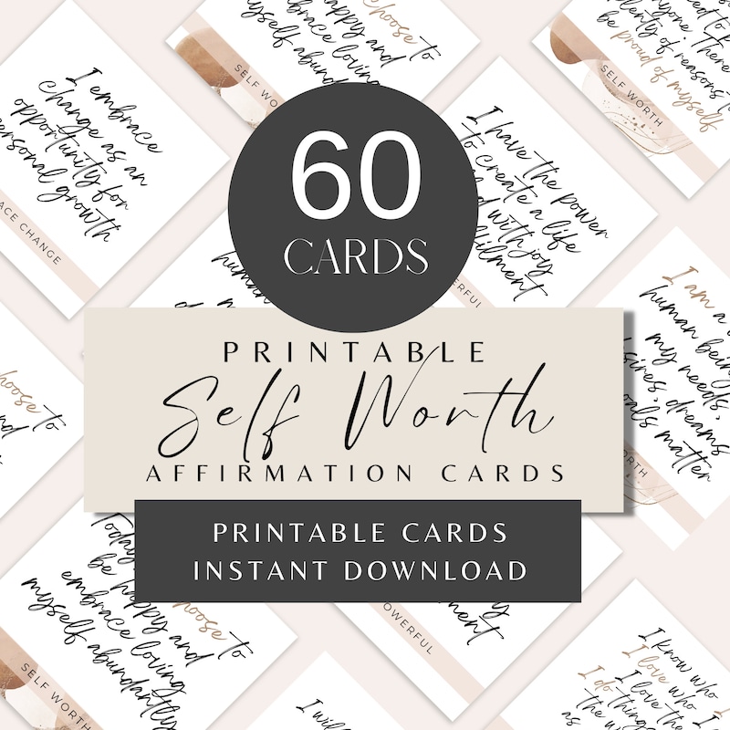 Affirmation Cards - Etsy