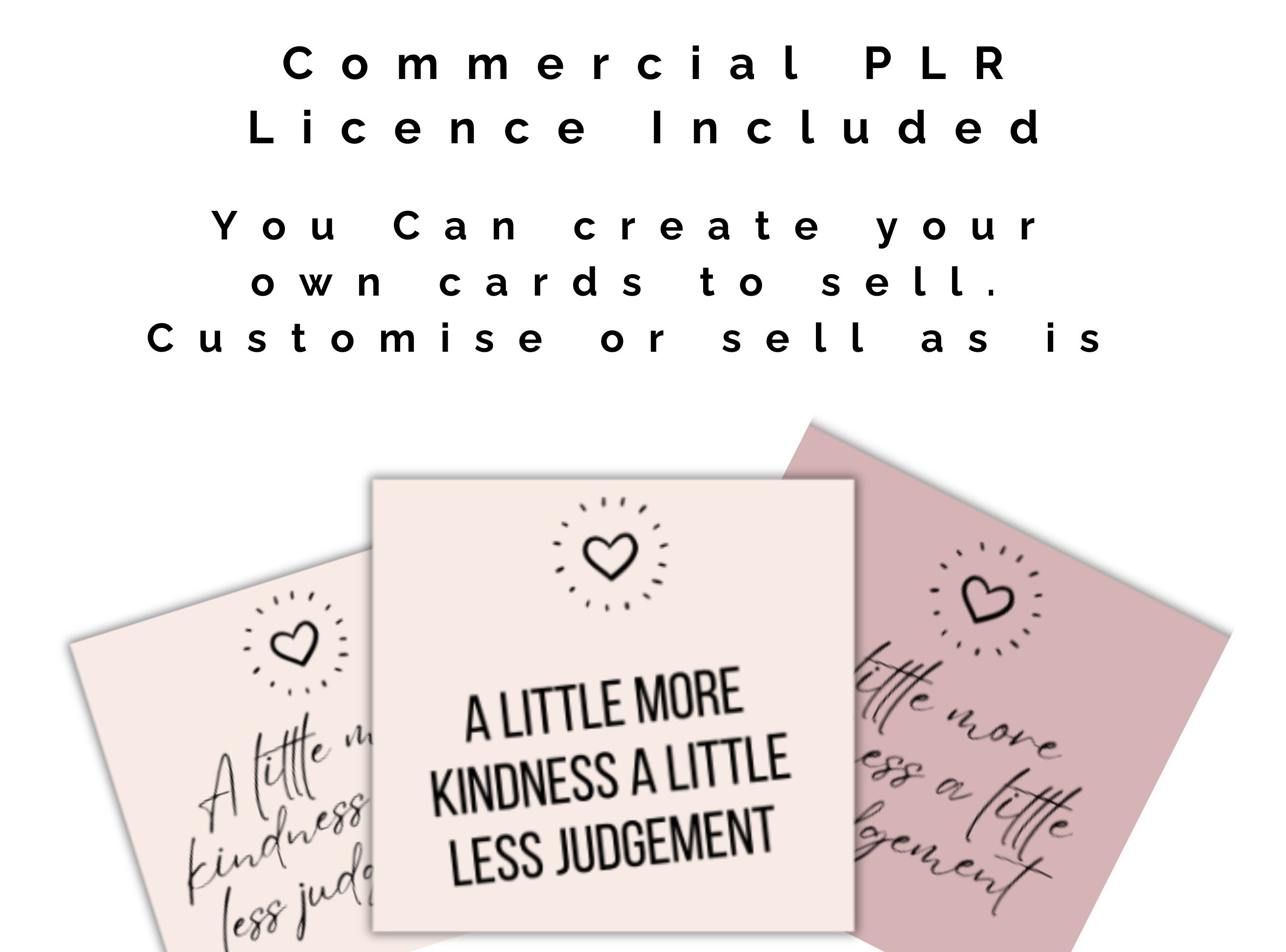 Inspirational Quotes Card Templates: Printable Canva PLR Digital ...