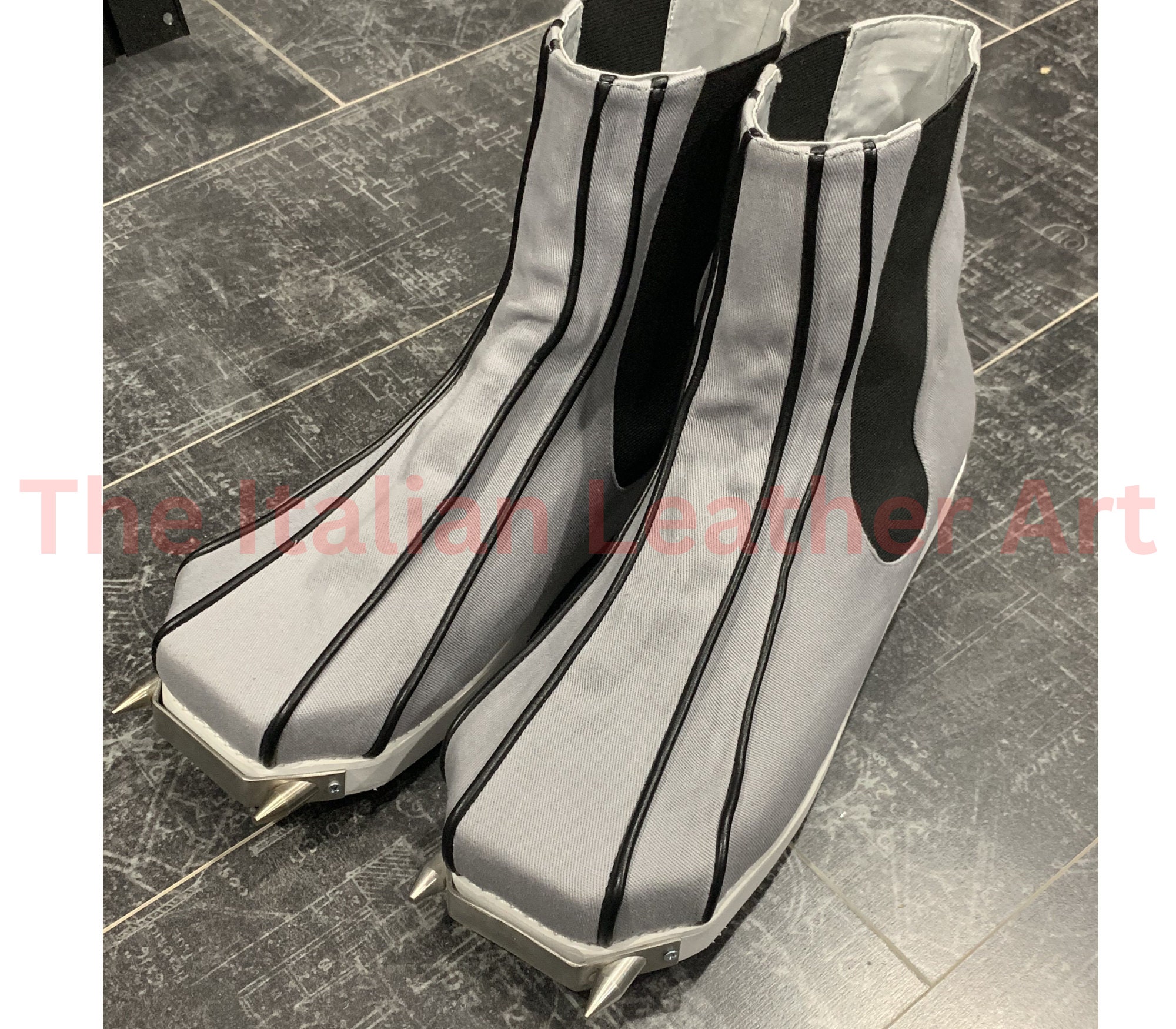 Men Boba Fett Inspired Canvas Customs Boots Unisex Soft - Etsy