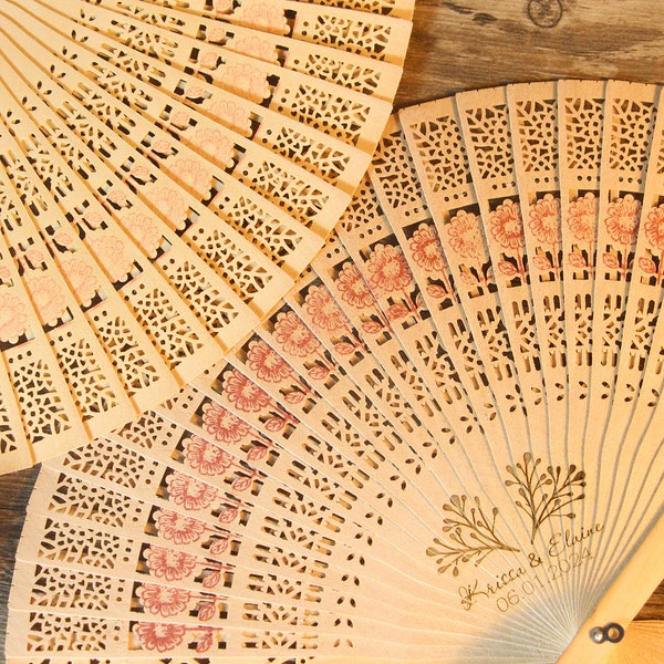 Wooden Hand Fan - Etsy