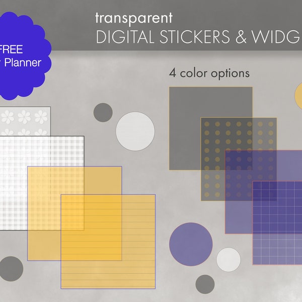 Transparent Sticky Notes - Etsy