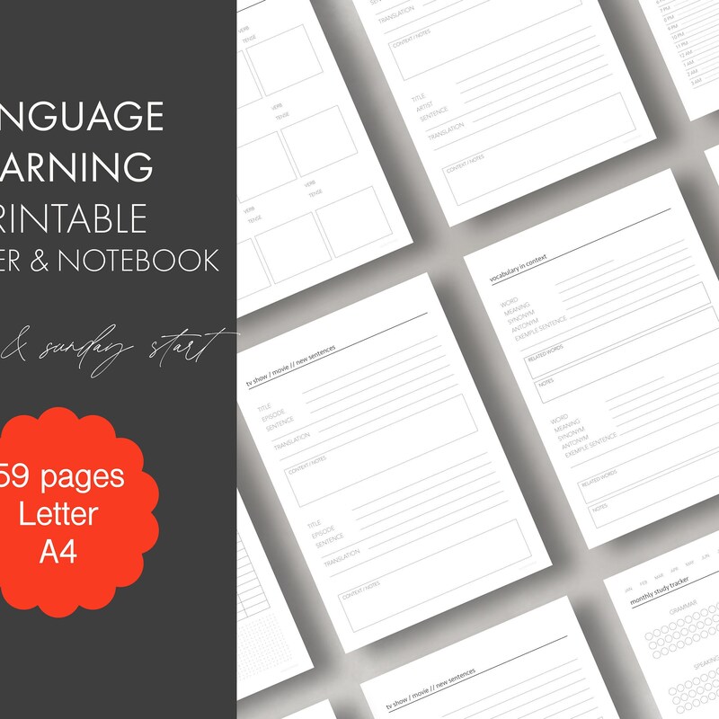 Language Learning - Etsy