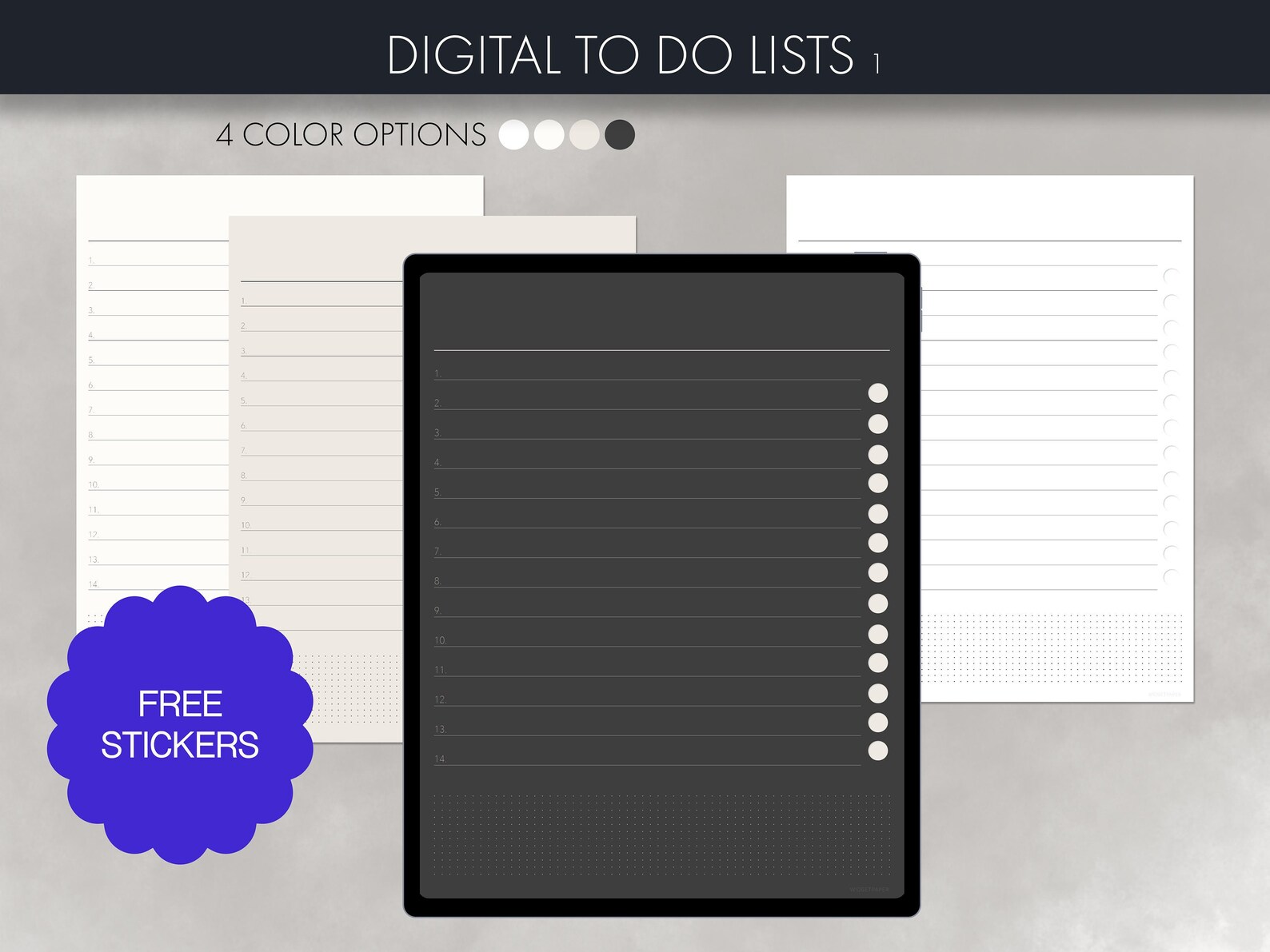 To Do List for iPad Goodnotes Notability Weekly to Do List Digital Task ...