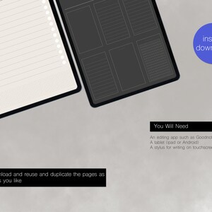 To Do List for iPad Goodnotes Notability Weekly to Do List Digital Task ...