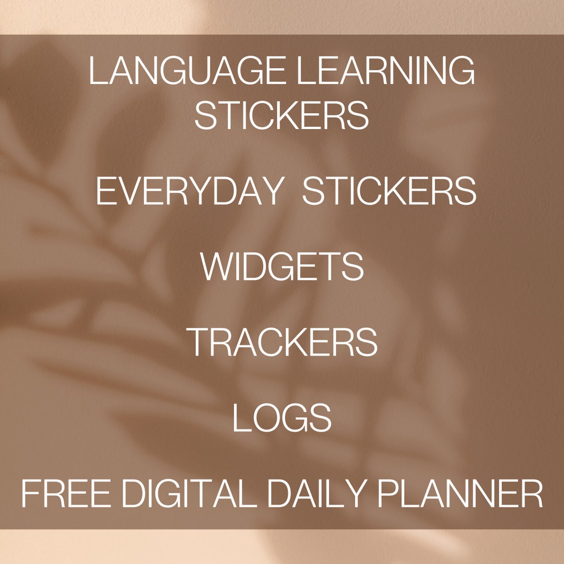 Blue Language Learning Digital Stickers Vocabulary Grammar Synonym ...